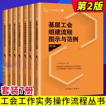工会工作实务操作流程丛书套装7册（第2版）基层工会组建/职代会工代会/劳动争议处理流程图示与范例