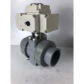 仁聚益定制电动塑料球阀Q961F-10S耐腐蚀UPVC CPVC PVDF盐水浓硫酸碱切 DN65 PVDF材质【图片 价格 品牌 报价】-京东