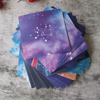 千纸鹤折纸小号正方形星空儿童用十二星座樱花彩色手工叠卡纸礼物 十二星座折纸约300张