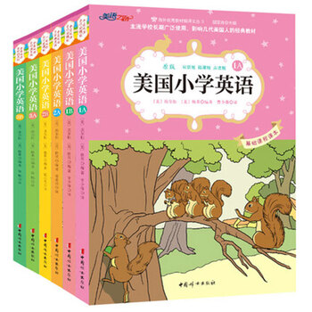 美国小学英语原版教材 1A-3A(全6册) 小学英语教材微课双语版英语绘本小学一年级三年级英语课外阅