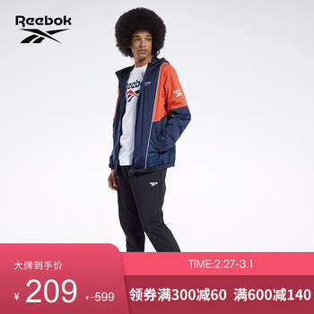 Reebok锐步CL OL LT JKT男女复古休闲外套 FS8877_藏青色 A/XL【图片 价格 品牌 报价】-京东