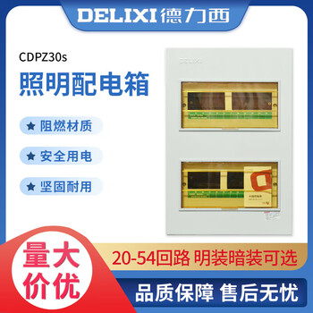 德力西照明配电箱CDPZ30S-20 24 30 36 45 54回路 明装 暗装 PZ30 36回路 暗装【图片 价格 品牌 报价】-京东