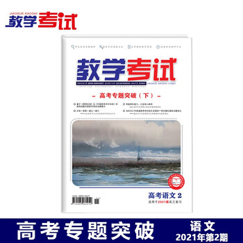 2021教学考试杂志 高考杂志2 高考专题突破 下  2021高考适用 语文