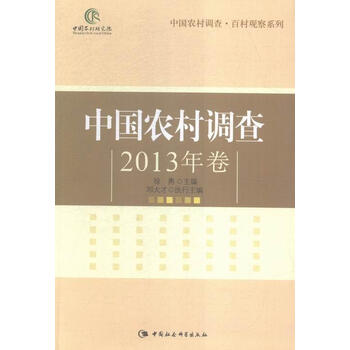 中国农村调查-2013年卷 徐勇 政治/军事 9787516167489