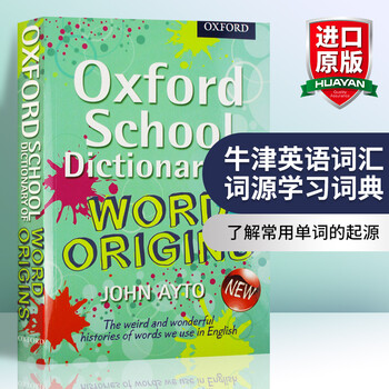英文原版牛津英语词典Oxford School Dictionary of Word Origins 预售
