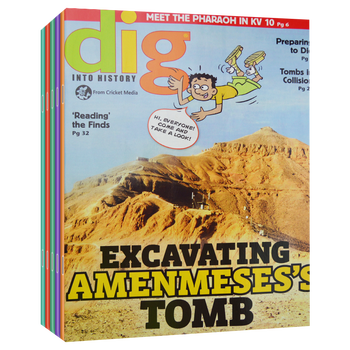DIG into History 美国版9-14岁儿童历史考古学杂志 英语课外阅读期刊 蟋蟀童书 2018年9月刊