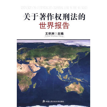 关于著作权刑法的世界报告 王世洲 主编