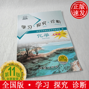 现货2021春学习探究诊断 九年级化学下册 第11版 北京西城学探诊 初中初三练习册9年级九下全国版