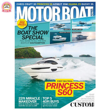 订阅 Motor Boat And Yachting 游艇游船杂志 英国英文原版 年订12期