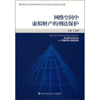 正版图书 网络空间中虚拟财产的刑法保护 于志刚 中国人民公安大学出版社 9787811393002