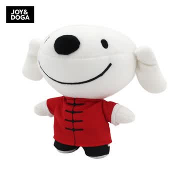 【JD JOY毛绒玩具】JOY&DOGA 毛绒玩具京东小狗吉祥物公仔站姿唐装款【行情 报价 价格 评测】-京东