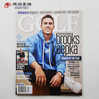 Golf 高尔夫杂志 2018年12月 高尔夫技术 美国休闲体育运动杂志