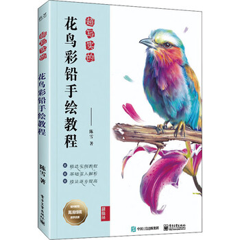 超写实的花鸟彩铅手绘教程