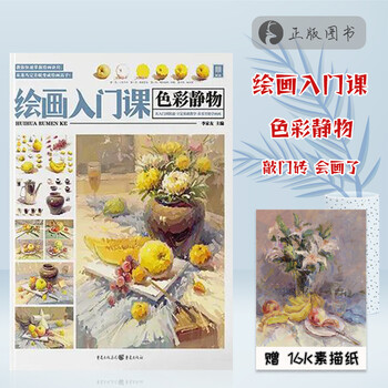 绘画入门课系列 2022敲门砖会画了李家友由简到繁立足基础紧跟教学步骤快速掌握绘画诀窍 绘画入门课-色彩静物