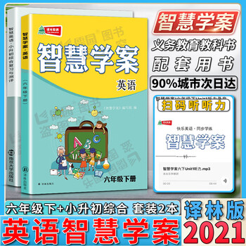 2021新版译林教育智慧学案英语小学6六年级下册智慧英语小升初综合复习与测评辅导资料 江苏译林教版含