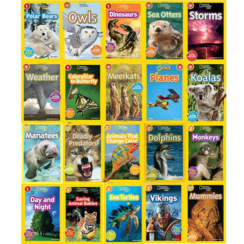 预售 美国国家地理自然与生物20册Level1+2 national geographic kids