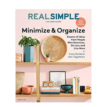 【包邮】【订阅】 REAL SIMPLE 家居收纳生活杂志 美国英文版 年订12期