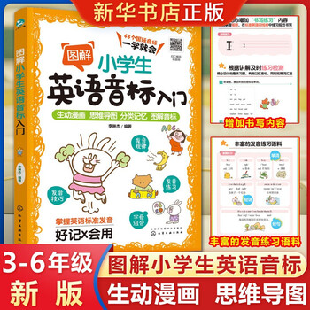 超有效图解小学生英语语法 天天练课堂笔记小学知识同步练习册句型公式词性时态句法小学三四五六年级随堂英语语法大全专项训练 图解小学生英语音标
