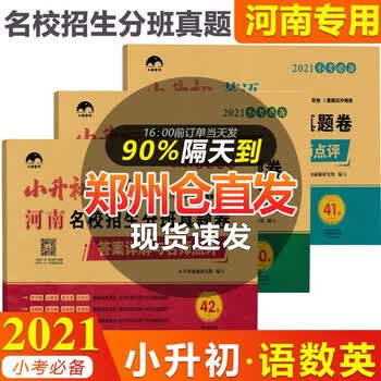 2021年小升初练习题真题模拟试卷 六年级下册语文数学英语专项训练毕业总复习 小学升初中试卷 语数英