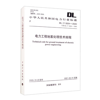 DL/T 5024-2020 电力工程地基处理技术规程