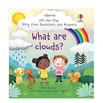现货What are Clouds?，云是什么？英文儿童翻翻书 原版图书籍进口正版