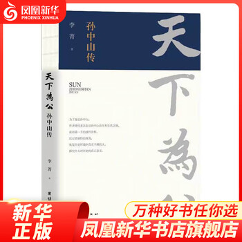 天下为公 孙中山传 李菁著 人物传记书籍 团结出版社 正版书籍9787512686632【凤凰新华书店旗舰店】
