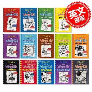 《小屁孩日记》全套1-14的14本纸皮套装/Diary of a Wimpy Kid: Box 