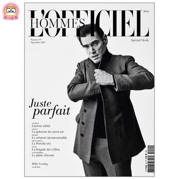 订阅 L'officiel Hommes 男性时尚杂志 法国法文原版 年订8期