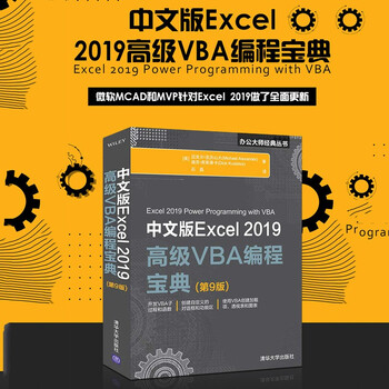 中文版Excel 2019高级VBA编程宝典 第9版 美 迈克尔 亚力山大 办公大师经典丛书 微软O