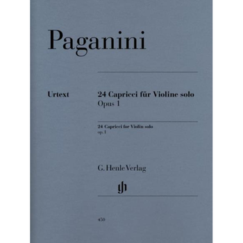 亨乐原版 帕格尼尼 二十四首随想曲 op.1 Paganini 24 Capricci HN450