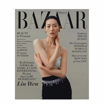 时尚芭莎美国版杂志 刘雯封面 2021年5月刊 东方美学