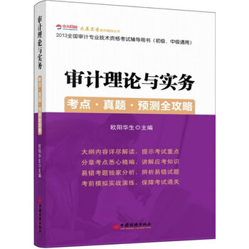 2013全国审计专业技术资格考试辅导用书