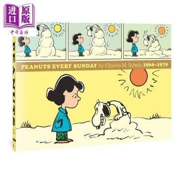 漫画 史努比周末彩色漫画全集Peanuts Every Sunday1966-1970 英文原版