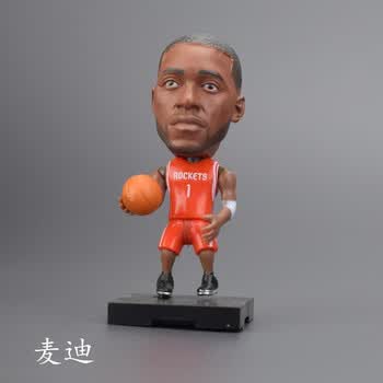 【全明星 球迷推荐】篮球库里詹姆斯科比手办人偶NBA公仔模型摆件周边男生生日礼物 杜兰特欧文麦迪韦德 麦迪