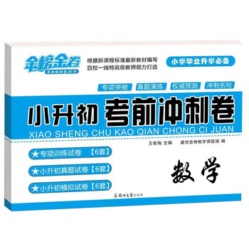 20221小升初考前冲刺卷语文数学英语全套总复习真题卷专项训练含真题模拟专项小升初必刷卷小学六年级升学考试 数学