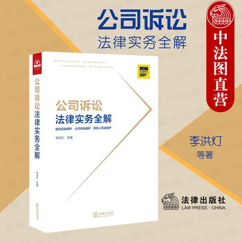 正版 公司诉讼法律实务全解 李洪灯 股东公司债权人权益保护 公司经济纠纷民事诉讼司法解释实务 法律社