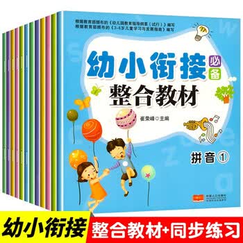 幼小衔接 同步练习册+整合教材（全12册）