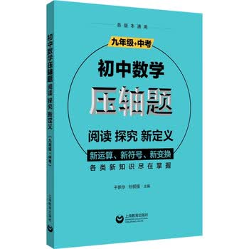 初中数学压轴题：阅读、探究、新定义（九年级+中考）