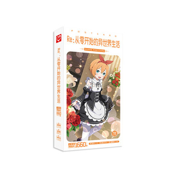 动漫从零开始兔学姐女郎宝可梦刀剑神域JOJO东方FGO紫罗兰明信片 从零开始明信片(封面随机)