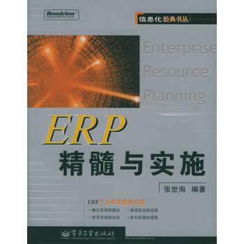 ERP精髓与实施—信息化经典书丛 【正版书】