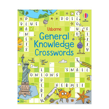 General Knowledge Crosswords 常识拼字游戏 英文原版图书籍进口正版 The Pope Twins 儿童英语学习辅助填字游戏 Phillip Clarke