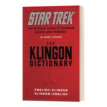 英文原版 The Klingon Dictionary 克林贡词典字典 英文版 进口英语原版书籍