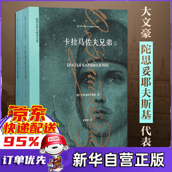 【正版授权】罪与罚 [俄罗斯]陀思妥耶夫斯基 卡拉马佐夫兄弟上下册(上海译文)