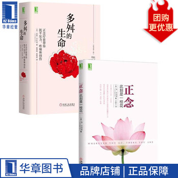现货包邮 正念：此刻是一枝花+多舛的生命：正念疗愈帮你抚平压力、疼痛和创伤 原书第2版 (2册套装)8082563
