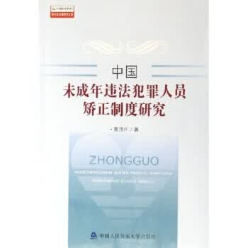 中国未成年违法犯罪人员矫正制度研究 贾洛川 著【正版书】