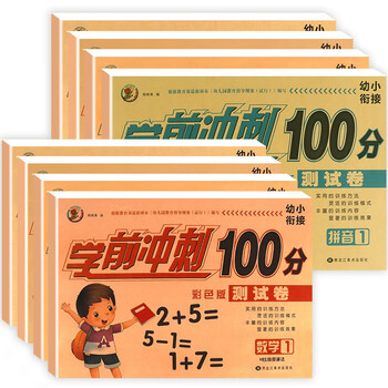 幼小衔接学前冲刺100分全套8本