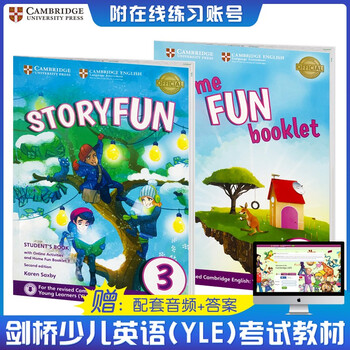 原版剑桥Storyfun 少儿英语YLE考试小学英文考级教辅课本 学生书+练习册 附在线学习账号 3级（Movers ）