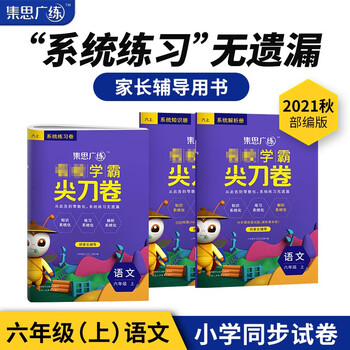 2021秋名校学霸尖刀卷六年级语文上