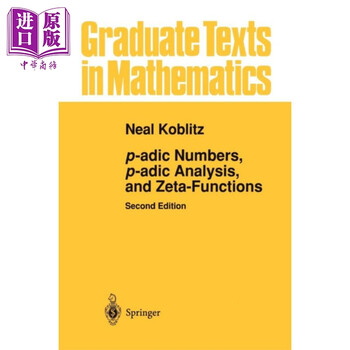 padic Analysis and Zeta Functions 英文原版 NealK