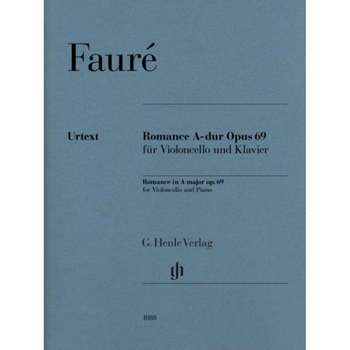 亨乐原版 福莱 浪漫曲 op.69 为大提琴与钢琴而作 Faure Romance HN1088